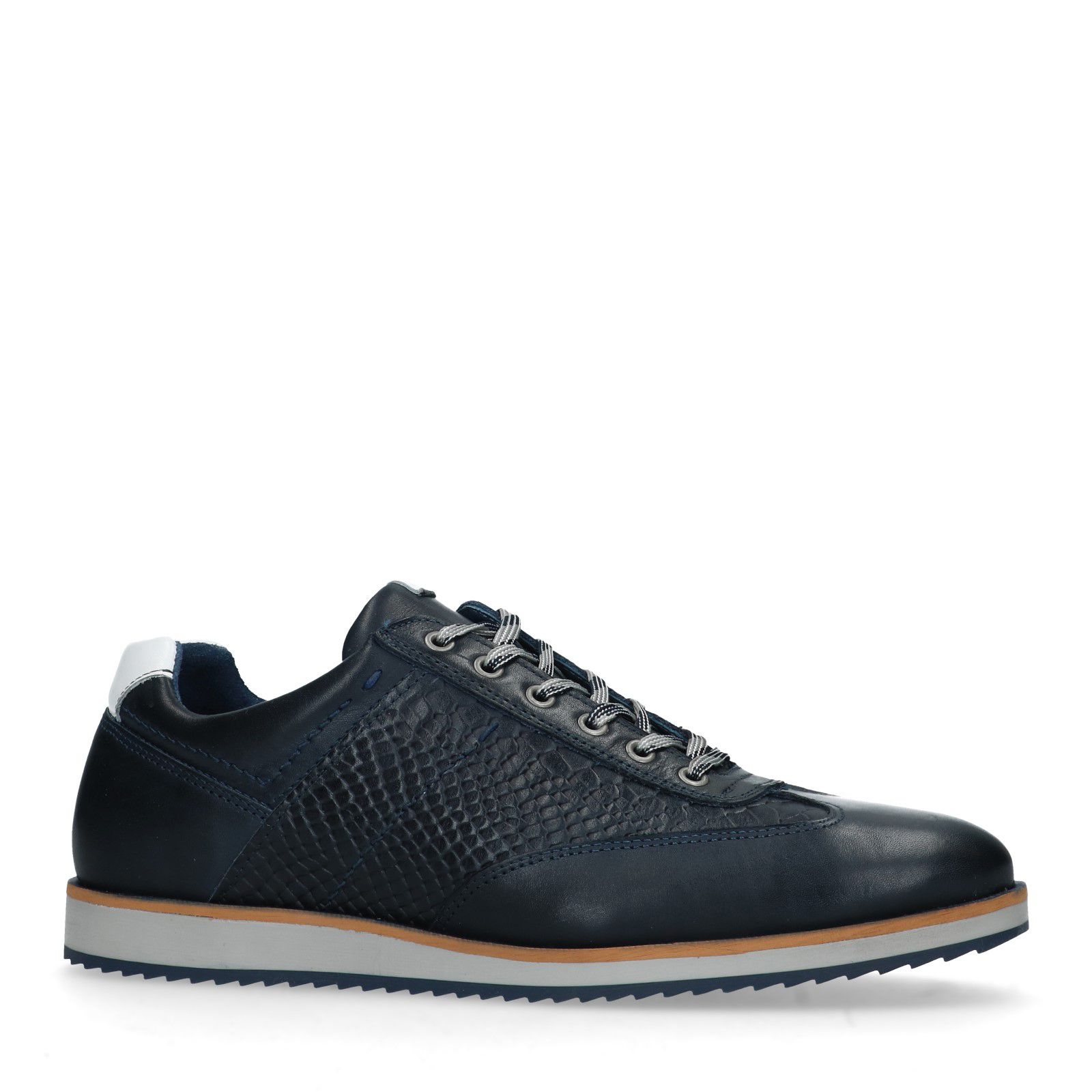 Donkerblauwe sneakers - Heren | MANFIELD Donkerblauwe sneakers - Heren | MANFIELD