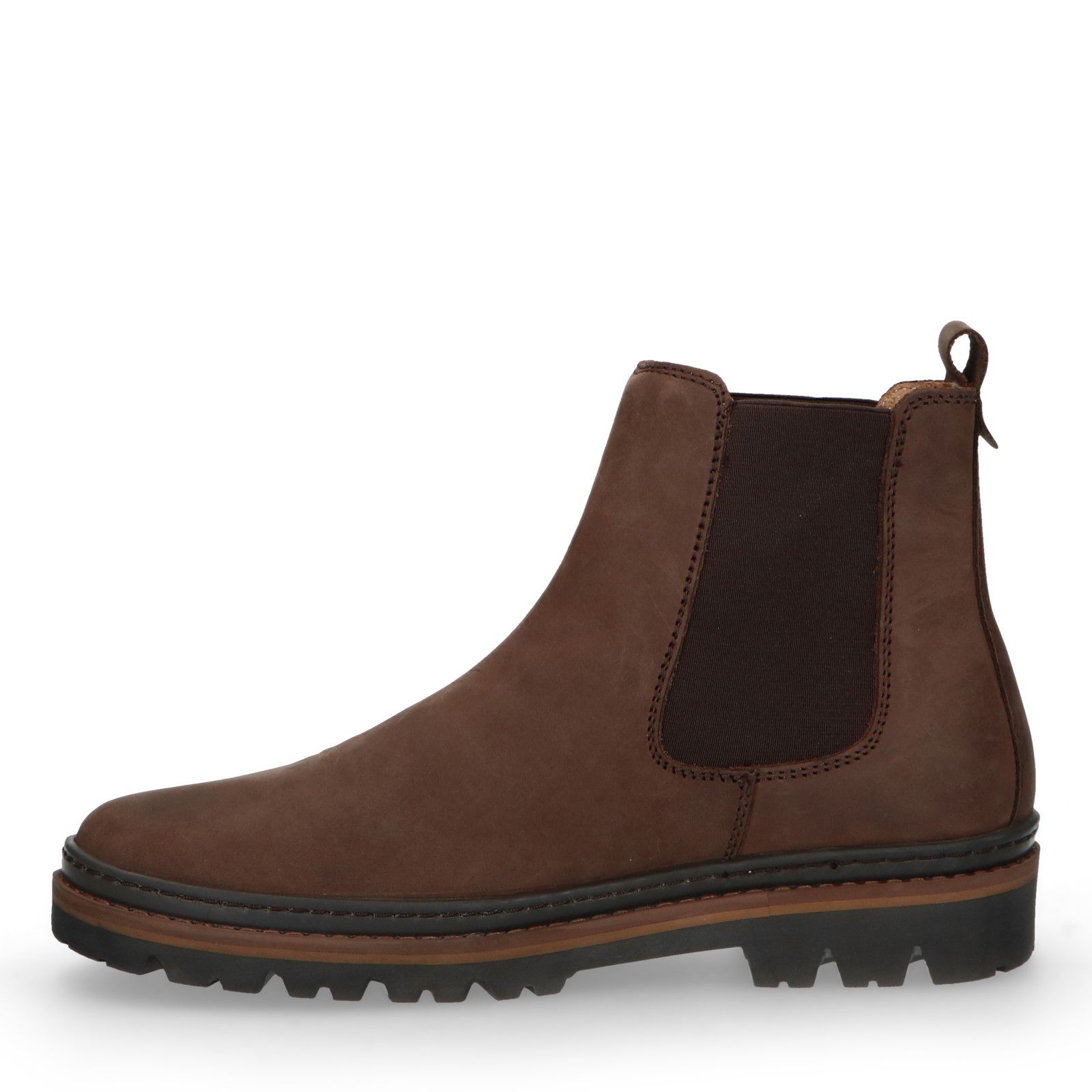 Donkerbruine chelsea boots - Heren | MANFIELD Donkerbruine chelsea boots - Heren | MANFIELD