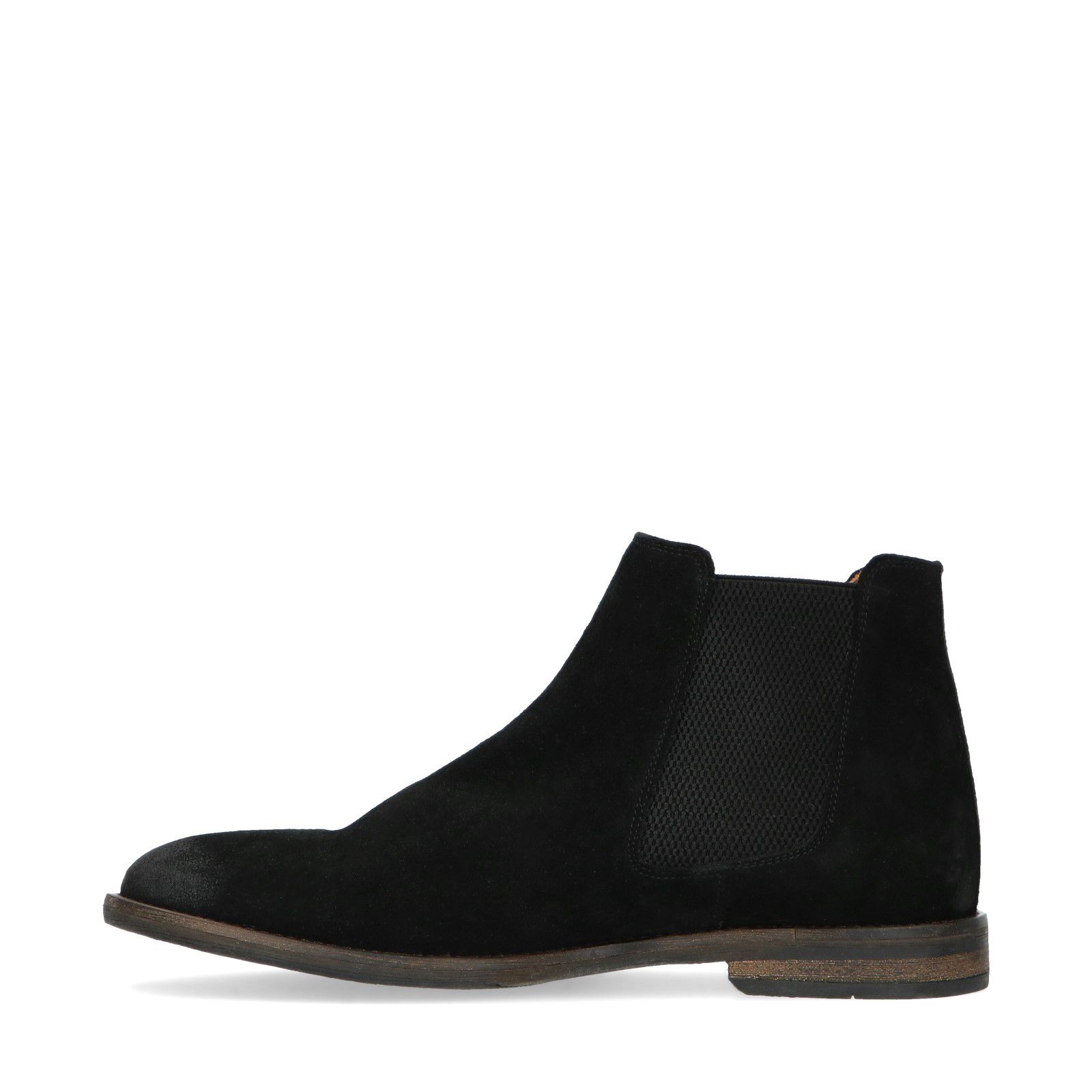 Zwarte suède chelsea boots - Heren | MANFIELD Zwarte suède chelsea boots - Heren | MANFIELD